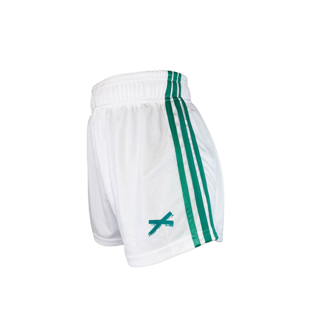 GAA Shorts (White & Green) – Lar Corbett Sports